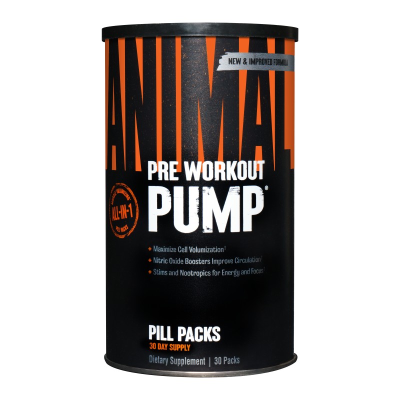 ANIMAL PUMP C/30 PACKS UNIVERSAL NUTRITION - SuplementosMonterrey