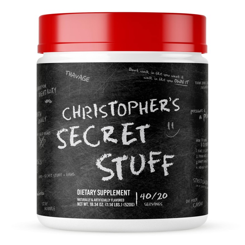 RAW CHRISTOPHER SECRET STUFF 40 SERV - SuplementosMonterrey